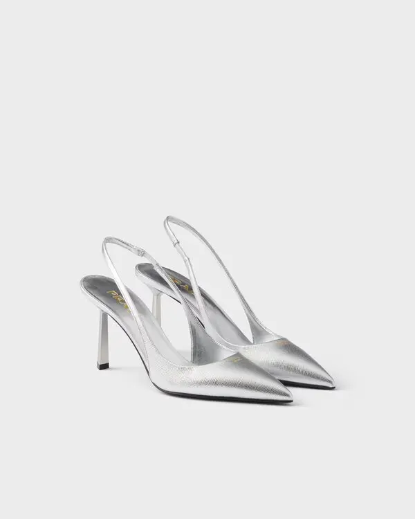 Prada Slingback Pointed High-heeled Pumps