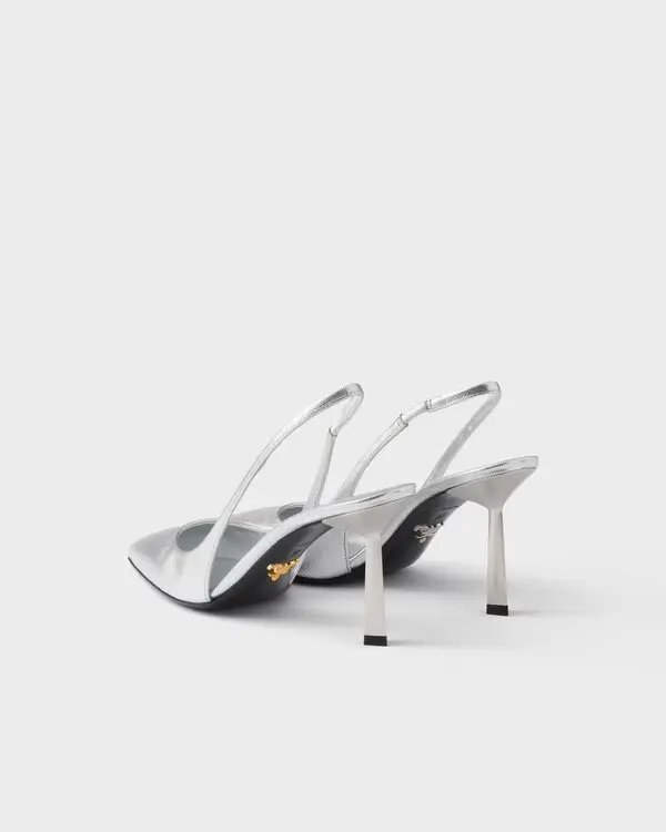 Prada Slingback Pointed High-heeled Pumps