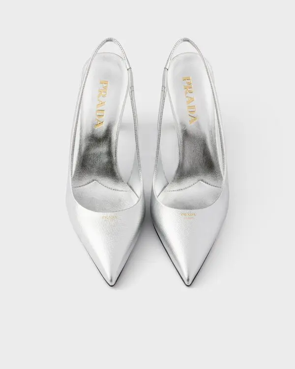 Prada Slingback Pointed High-heeled Pumps