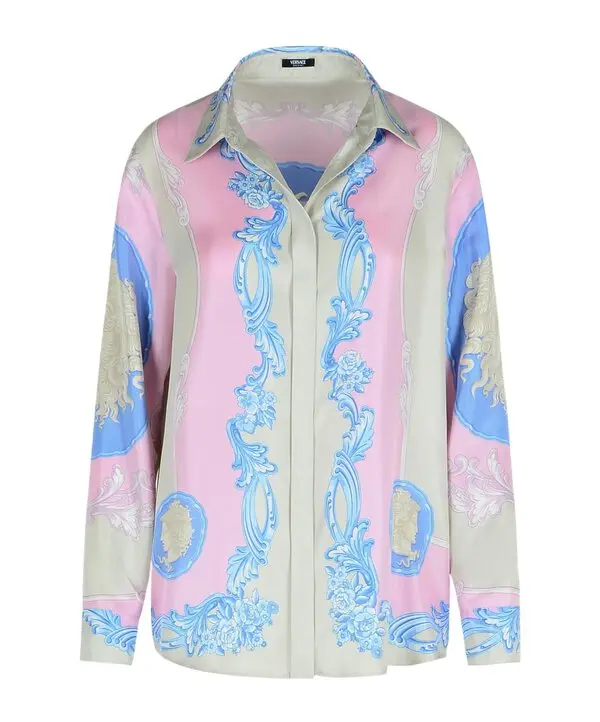 Versace Pattern-printed Long-sleeved Shirt