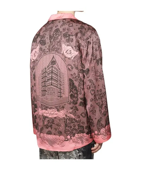 Acne Studios Floral Printed Long-sleeved Shirt