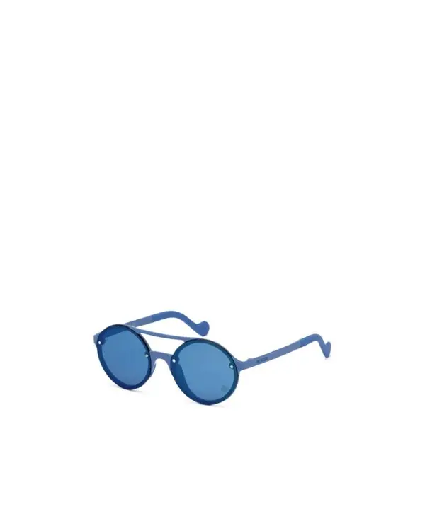Moncler Rimless Round Sunglasses - Blue