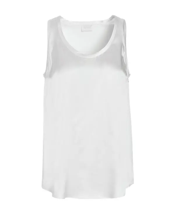 Brunello Cucinelli Scoop Neck Sleeveless Tank Top - No