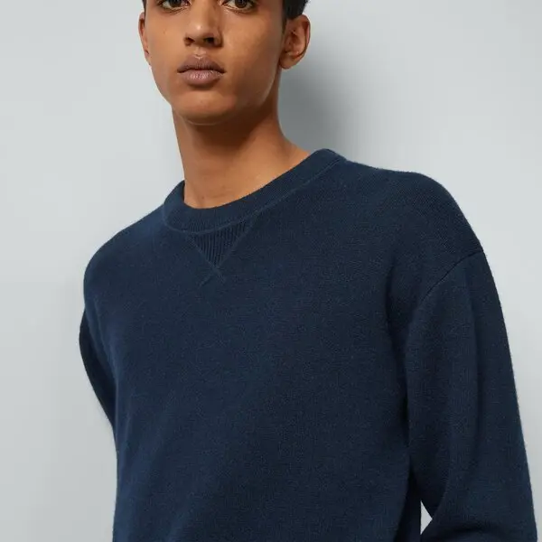 Gucci Embroidered Knit Sweater - Blue