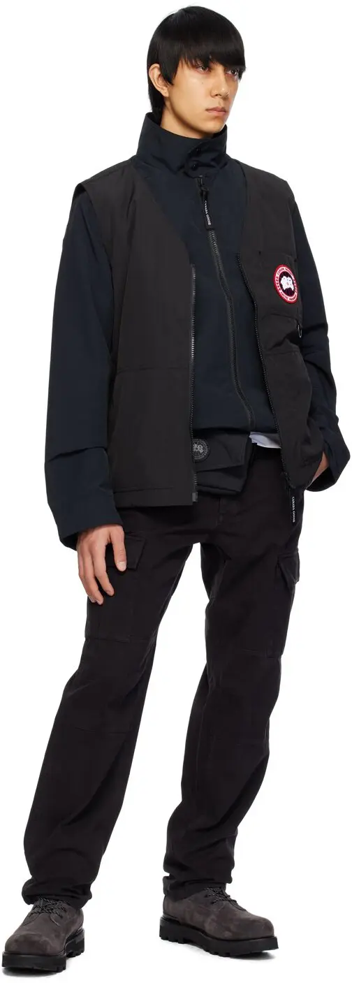 Canada Goose Logo Patch Zip Vest