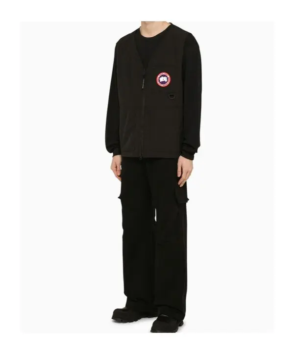 Canada Goose Logo Patch Zip Vest