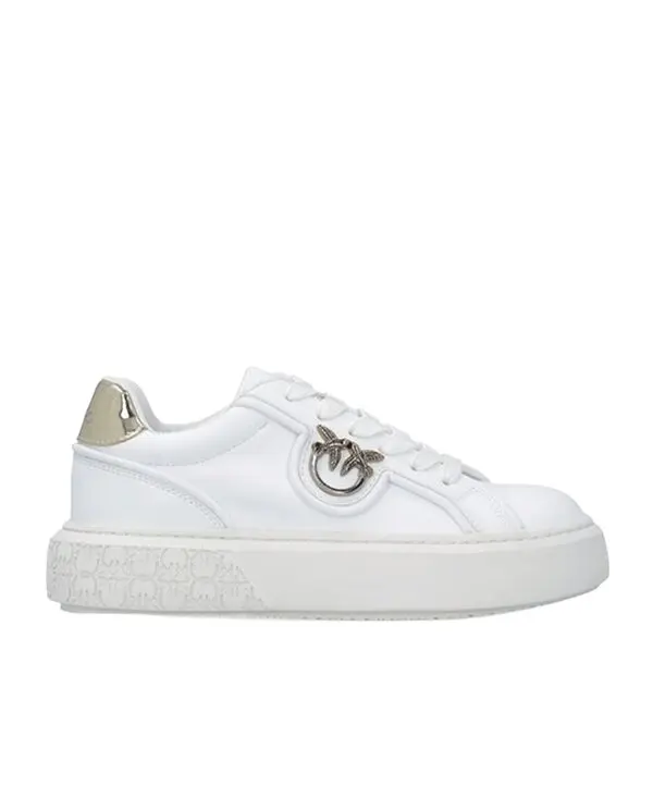 Pinko Embellished Sneakers - White