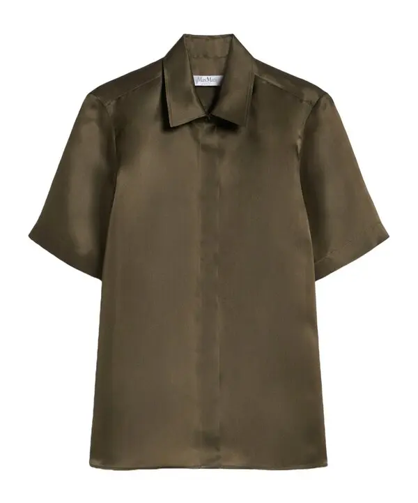 Max Mara Short-sleeve Buttoned Shirt