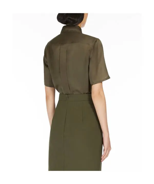 Max Mara Short-sleeve Buttoned Shirt