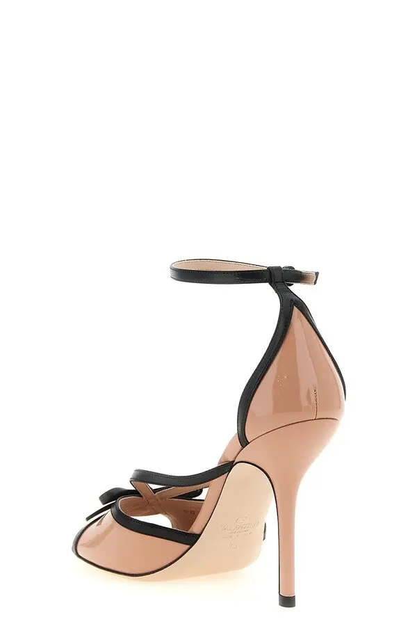Valentino Garavani Bow Detailed Ankle Strap Sandals