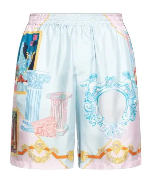 Versace Pattern-printed Shorts - Blue