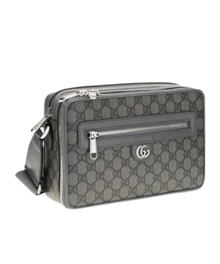 Gucci All-over Patterned Zip-up Shoulder Bag