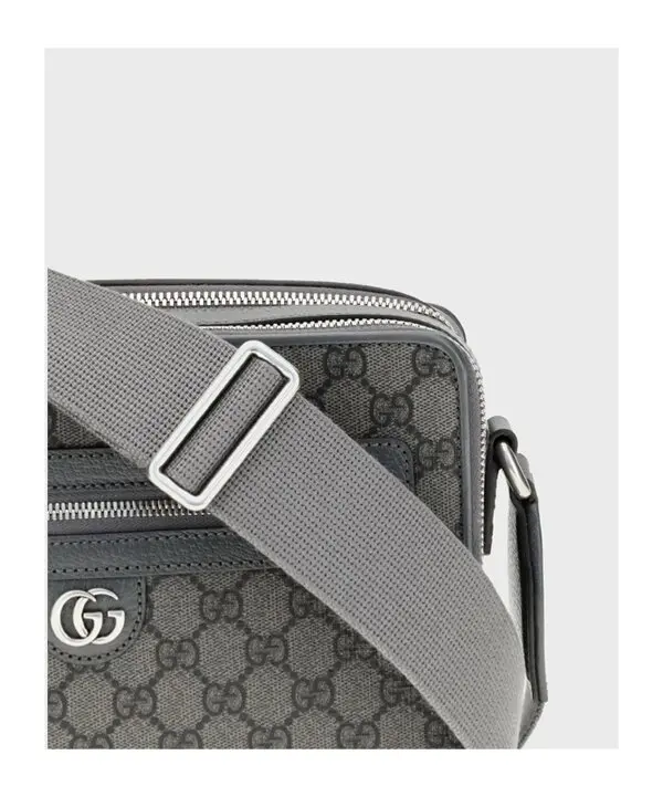 Gucci All-over Patterned Zip-up Shoulder Bag