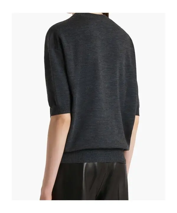 Khaite Faye Wool Sweater - Black