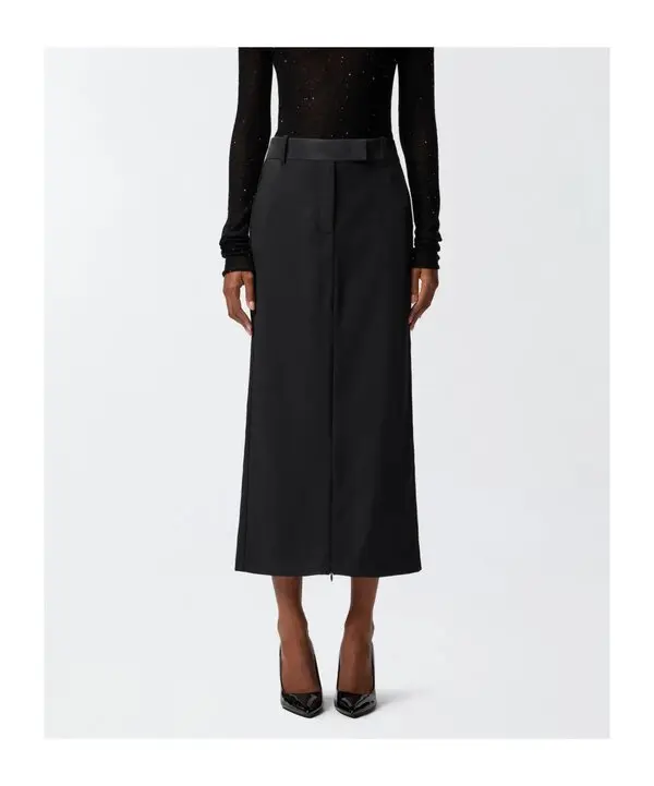 Pinko Slim-fitting Calf-length Slit Skirt