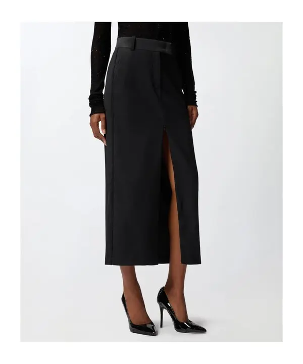 Pinko Slim-fitting Calf-length Slit Skirt