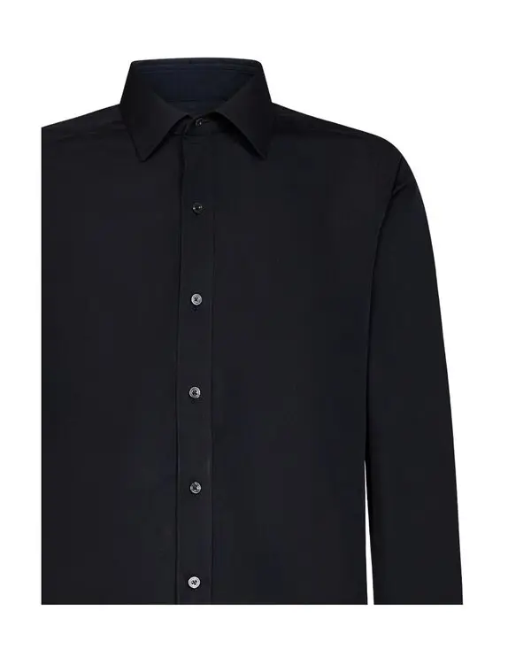 TOM FORD Long-sleeved Buttoned Shirt - Black
