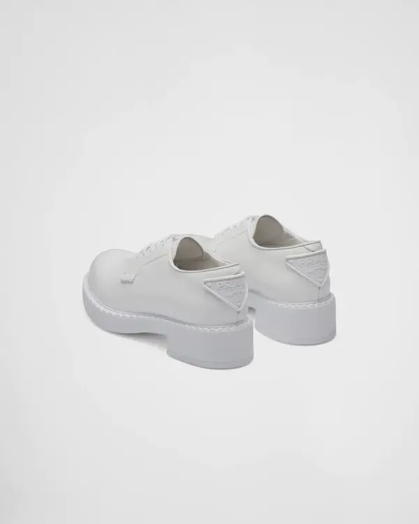 Prada Brushed Leather Derby Shoes