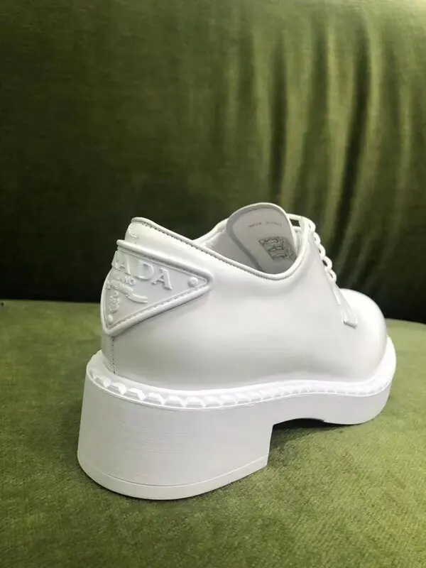 Prada Brushed Leather Derby Shoes