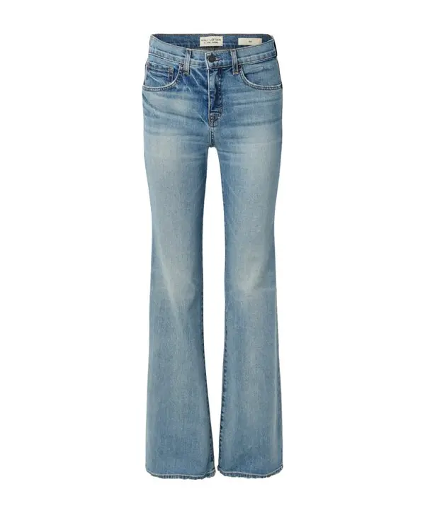NILI LOTAN Celia High Waist Denim Trousers