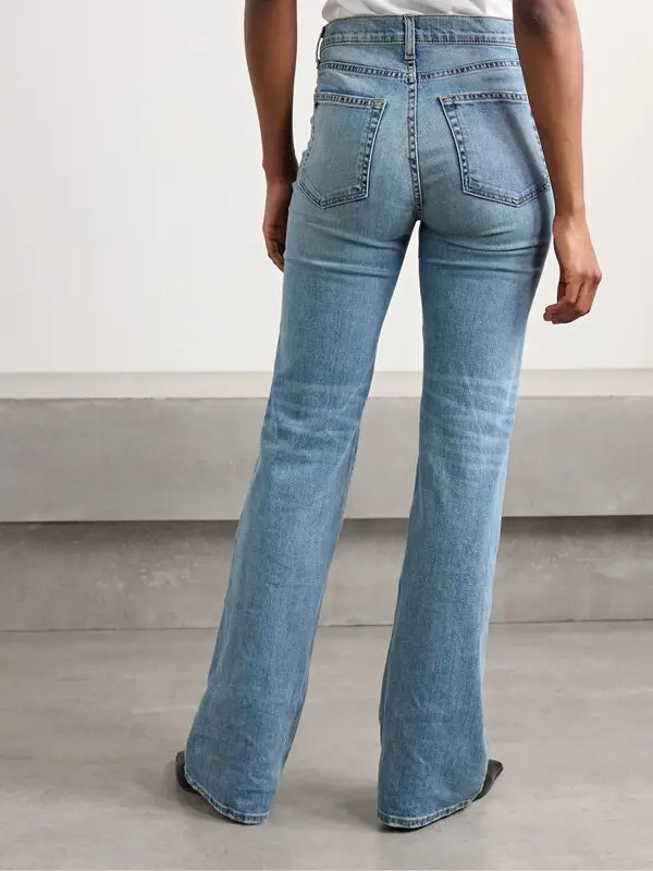 NILI LOTAN Celia High Waist Denim Trousers