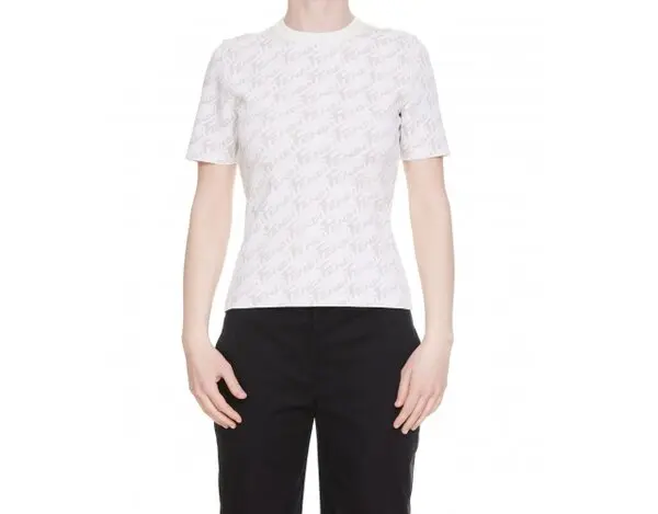 Fendi Viscose Jumper With Double-sided Design - White