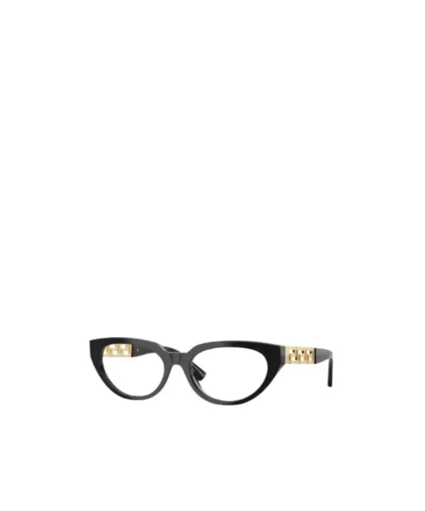 Versace Cat Eye Frame Eyeglasses - Black