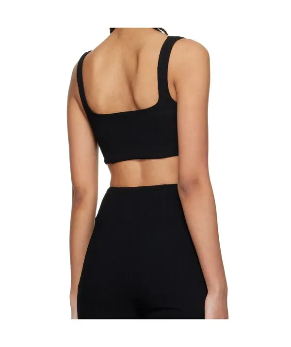 Nanushka Square Neck Cropped Bralette