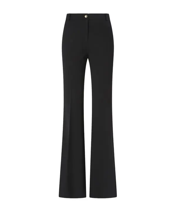 Pinko Belt Loops Tailored Flared Trousers