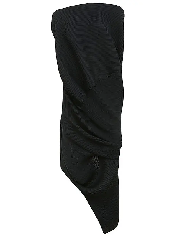 Issey Miyake Asymmetric Sleeveless Dress