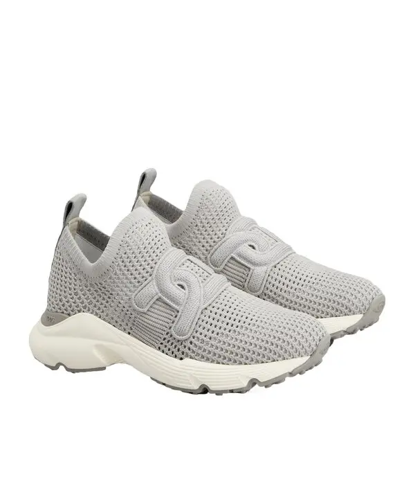 TOD'S Round Toe Sneakers With Chain Link Detailing
