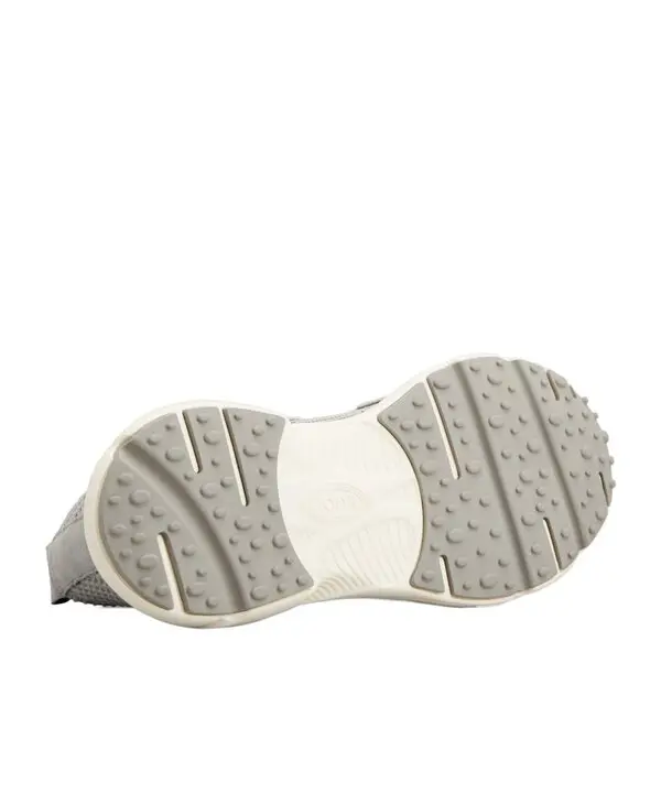 TOD'S Round Toe Sneakers With Chain Link Detailing