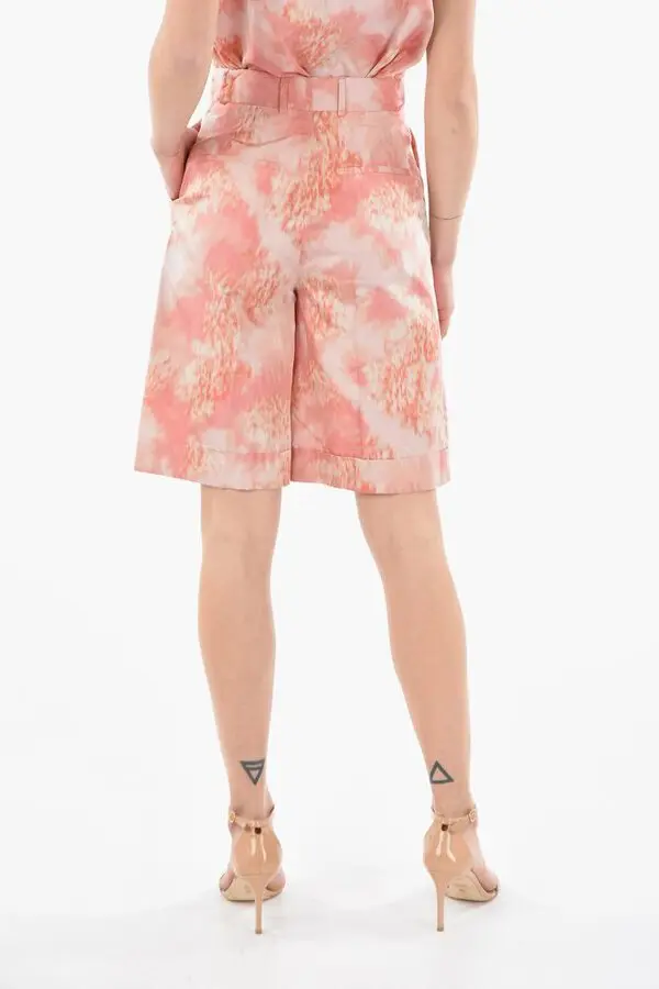 Dior Printed Pleated Shorts