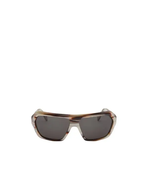 Marni Geometric Frame Sunglasses - Black