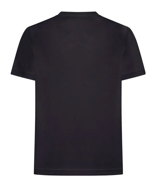 Burberry Logo Patch Crewneck T-shirt - Black