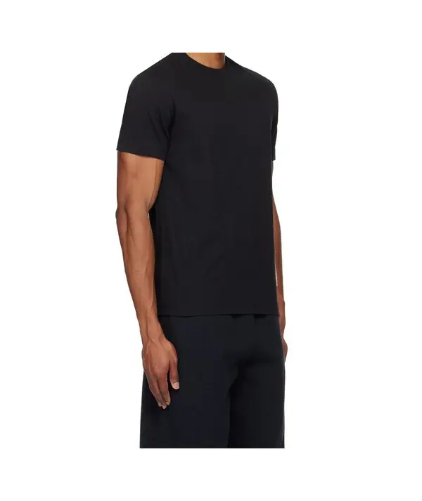 Burberry Logo Patch Crewneck T-shirt - Black