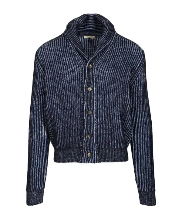 Jacob Cohen Shawl Collar Cardigan - Blue