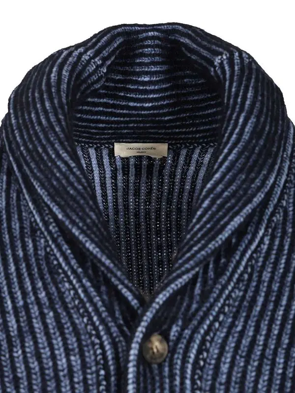 Jacob Cohen Shawl Collar Cardigan - Blue