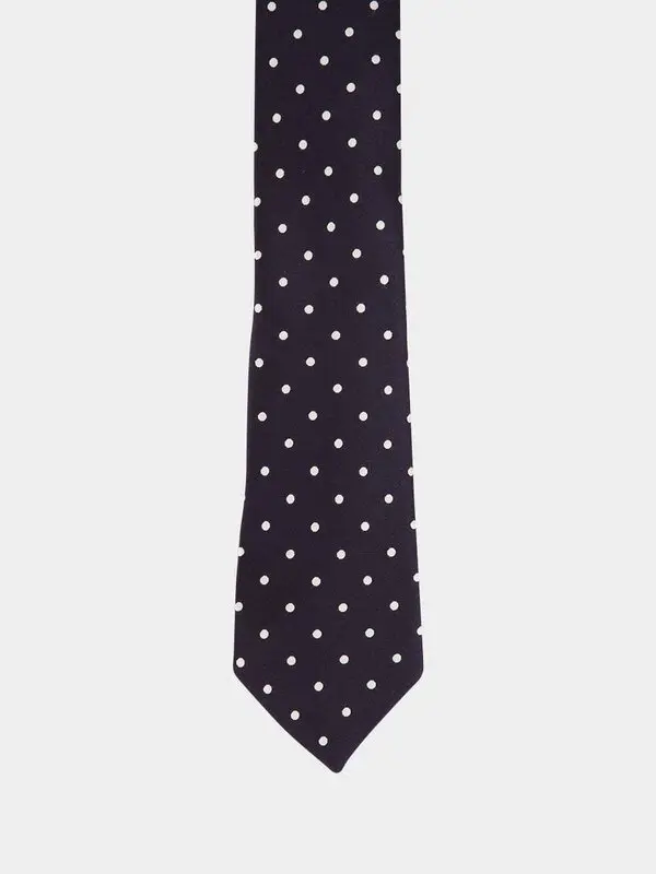 TOM FORD Polka Dot Printed Tie