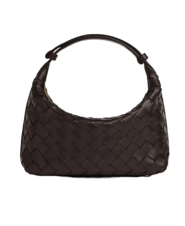 Bottega Veneta Wallace Zipped Shoulder Bag - Fudge