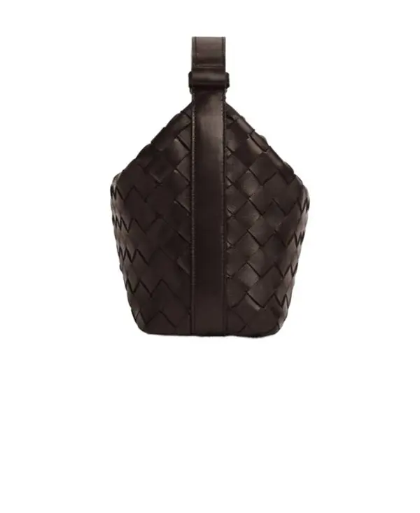 Bottega Veneta Wallace Zipped Shoulder Bag - Fudge