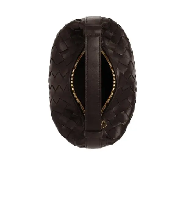 Bottega Veneta Wallace Zipped Shoulder Bag - Fudge