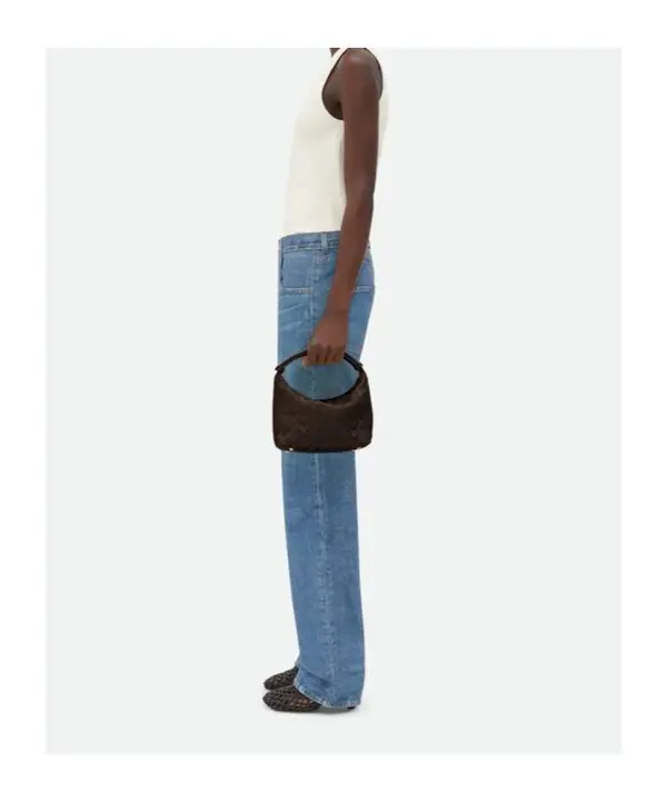 Bottega Veneta Wallace Zipped Shoulder Bag - Fudge