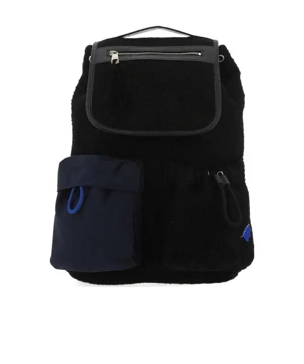ADER ERROR Logo Patch Panelled Boucle Backpack