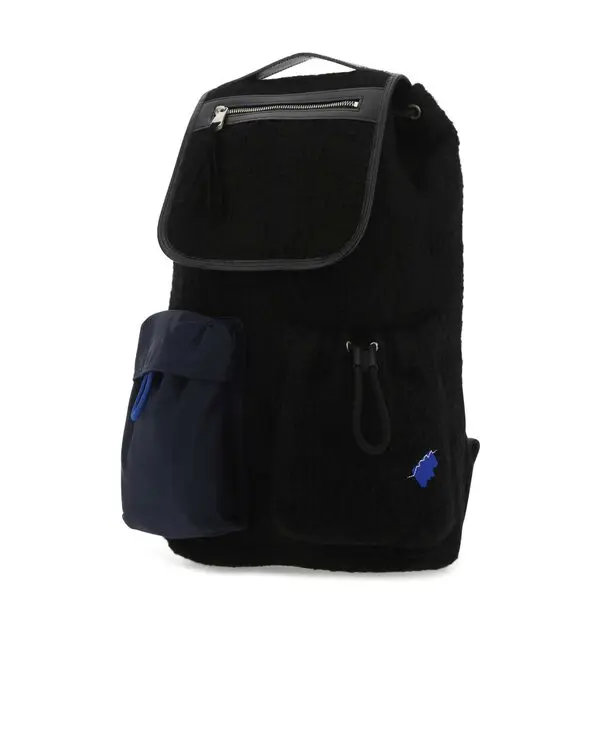 ADER ERROR Logo Patch Panelled Boucle Backpack