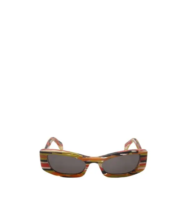 Marni Geometric Frame Sunglasses - Black