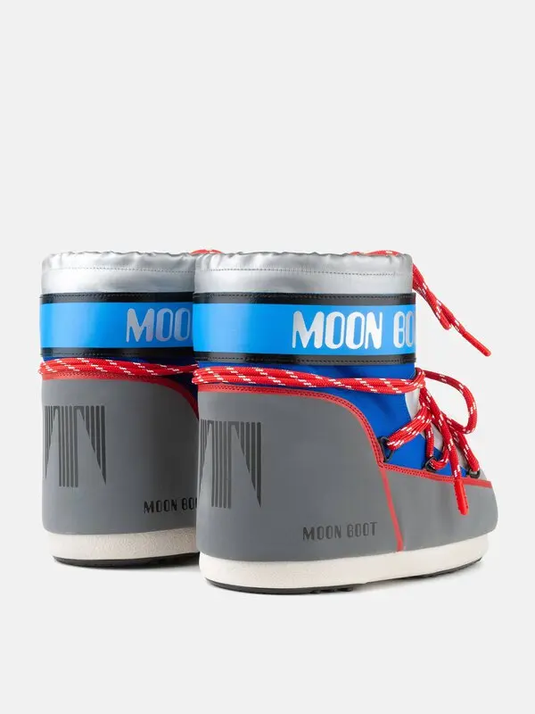 Moon Boot Icon Low Space Racing Boots - Gray