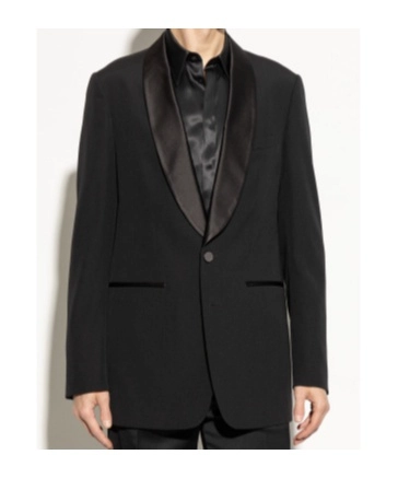 Dries Van Noten Single-breasted Tailored Blazer - Black