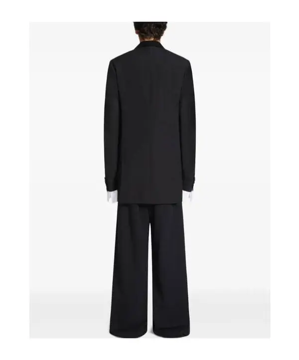 Dries Van Noten Single-breasted Tailored Blazer - Black