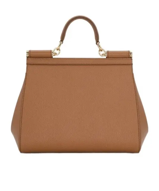 Dolce & Gabbana Sicily Large Tote Bag - Caramel